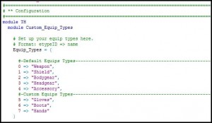 Custom Equip Types – 姫HimeWorks