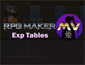 Exp Tables MV – 姫HimeWorks